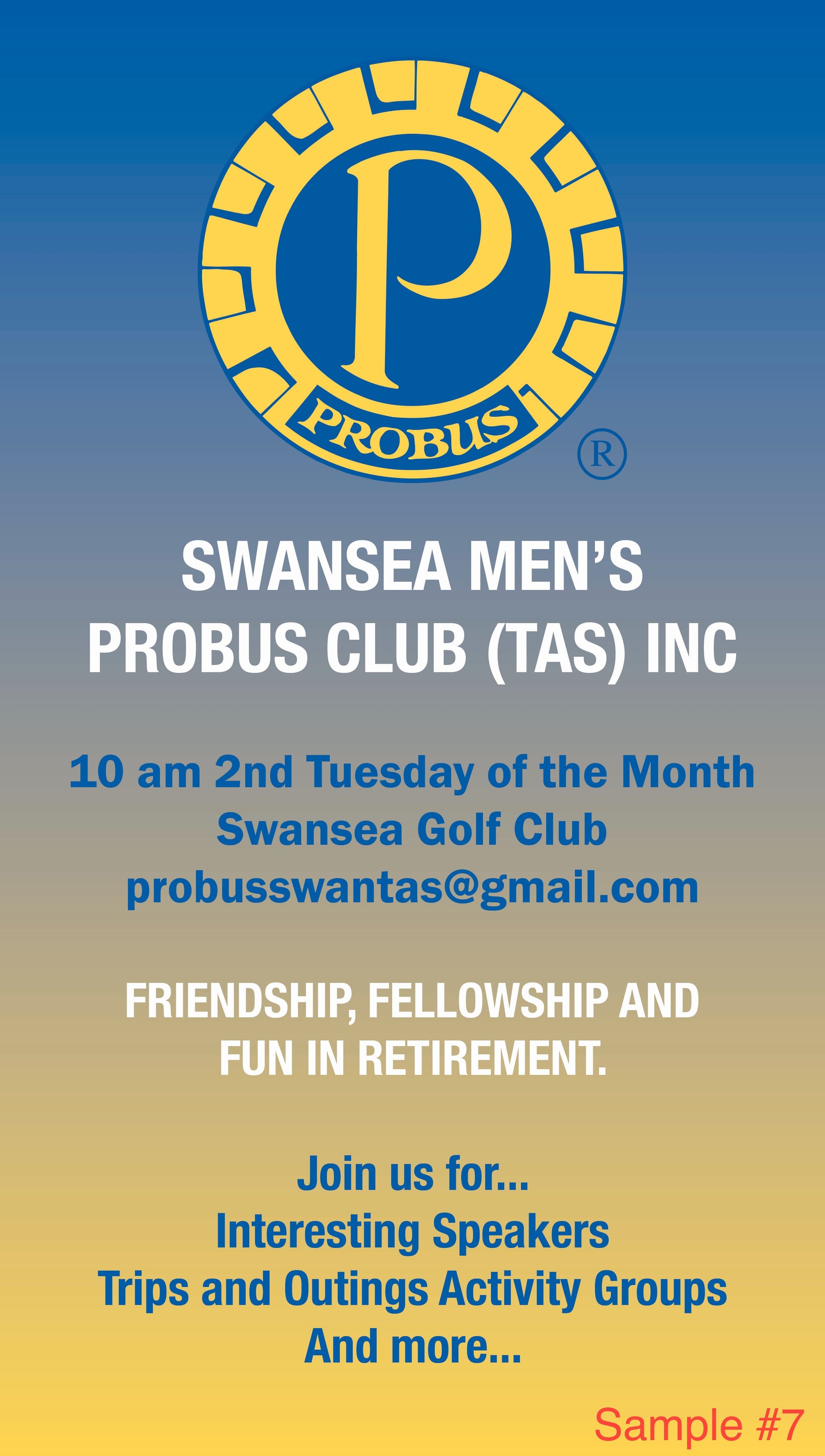 Probus Standard Pull Up Banner – Probus Regalia